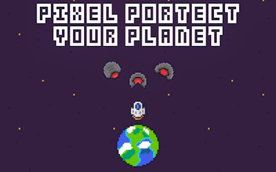 Pixel Protect Your Planet 🕹️ Παίξτε τώρα στο GamePix