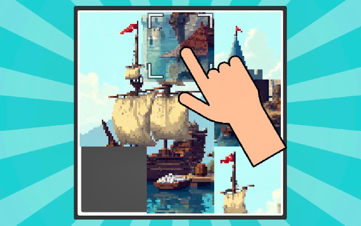 Pixel Slide Puzzle 🕹️ Play Now on GamePix