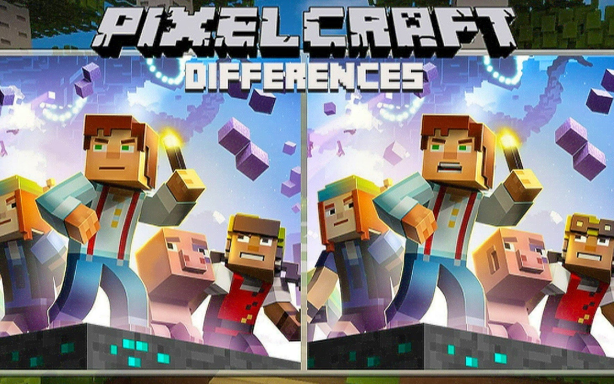 Pixelcraft Differences 🕹️ Play Now on GamePix