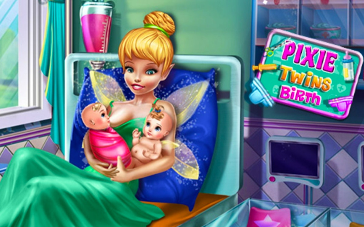 Pixie Twins Birth 🕹️ Play Now on GamePix