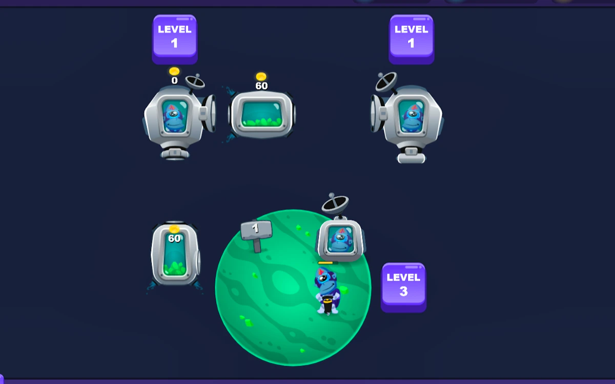 Planet Miner Frvr 🕹️ Play Now on GamePix