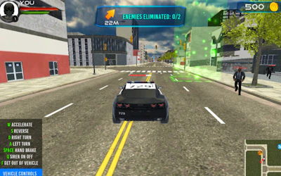 Police Cop Driver Simulator 🕹️ Joue Maintenant sur GamePix