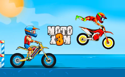 Moto X3m Pool Party 🕹️ Play Now on GamePix