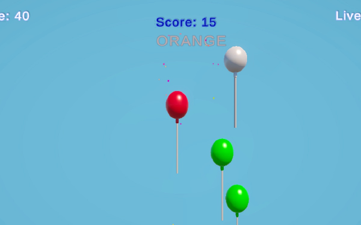 Pop Balloons & Learn Colors 🕹️ Joue Maintenant sur GamePix