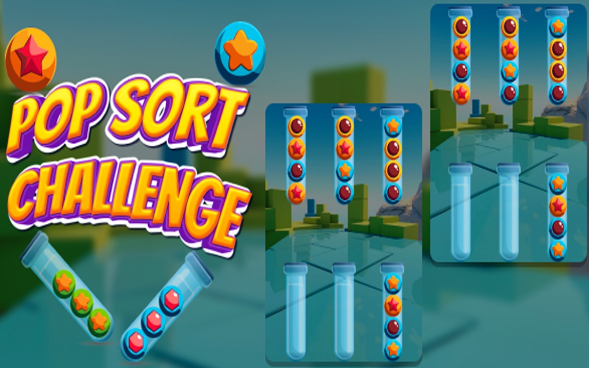 Pop Sort Challenge 🕹️ Play Now on GamePix
