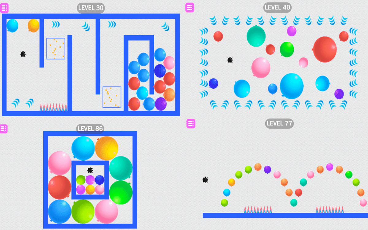 Pop the Balloons Game: bounce balloon popping game online