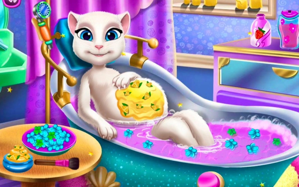 Pregnant Kitty Spa 🕹️ Play Now on GamePix