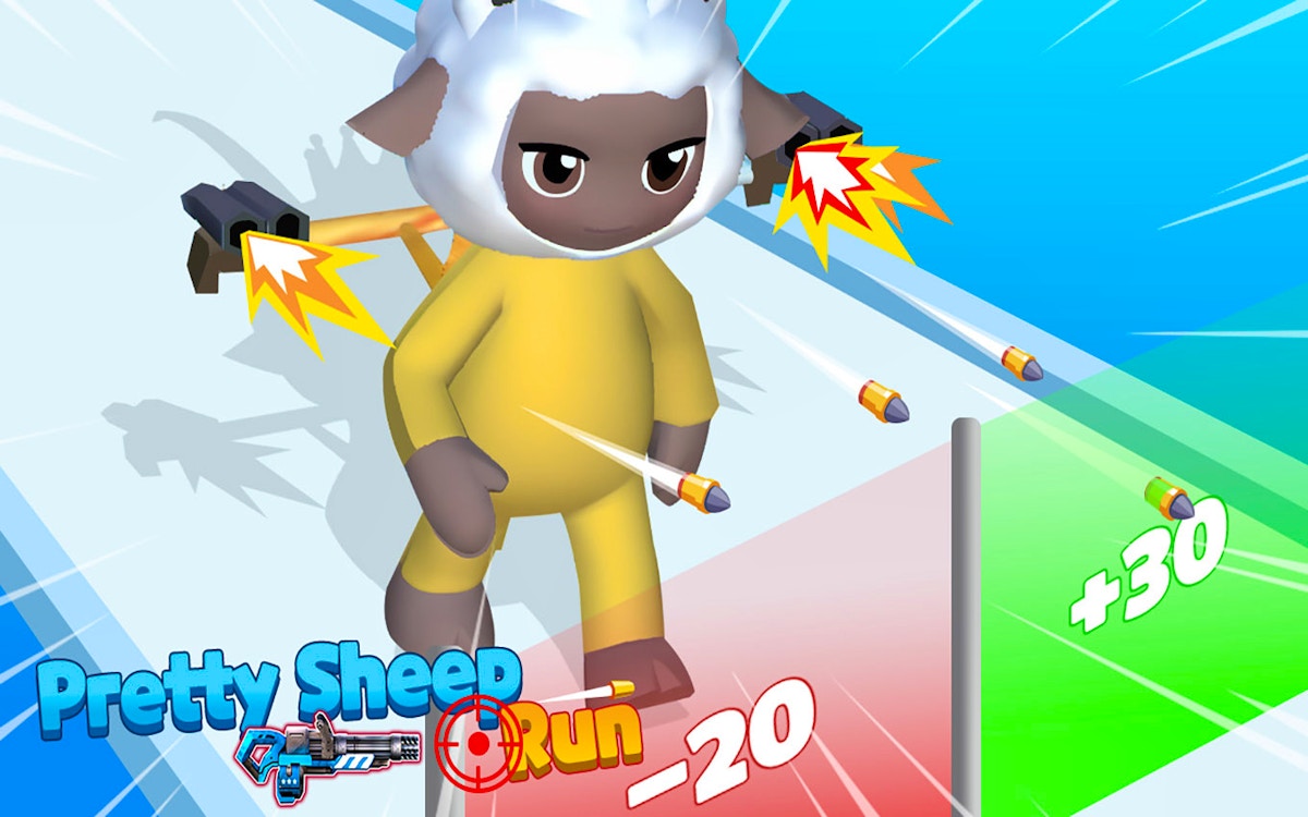 Pretty Sheep Run 🕹️ Joue Maintenant sur GamePix