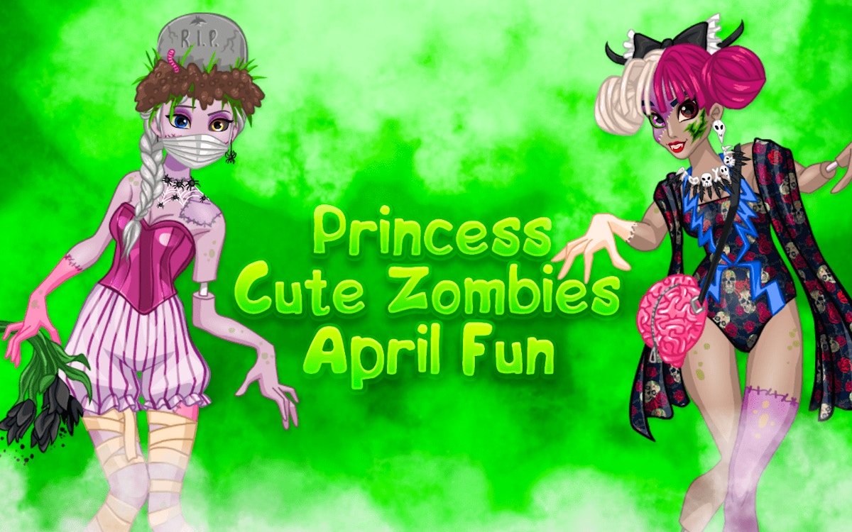 Princess Cute Zombies April Fun 🕹️ Play Now on GamePix