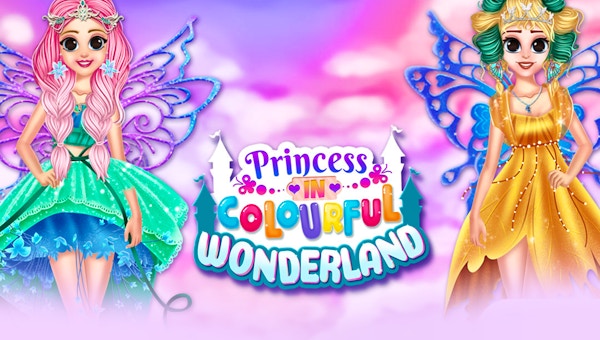 Princess In Colourful Wonderland 🕹️ Play Now on GamePix