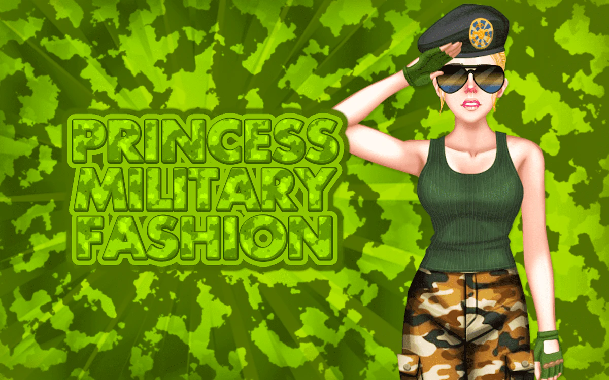 Princess Military Fashion 🕹️ Play Now on GamePix