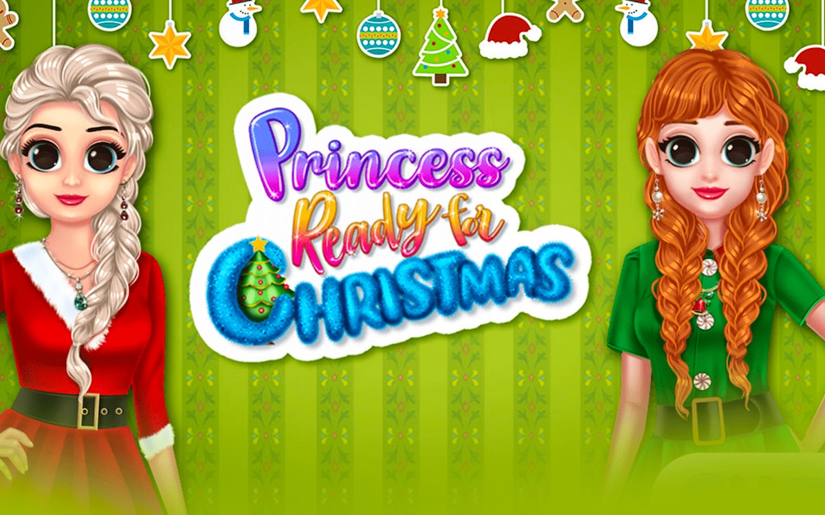 Princess Ready For Christmas 🕹️ Play Now on GamePix