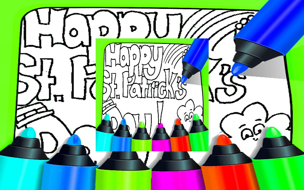 Printable St Patricks Day Coloring Pages 🕹 Gioca Ora su GamePix