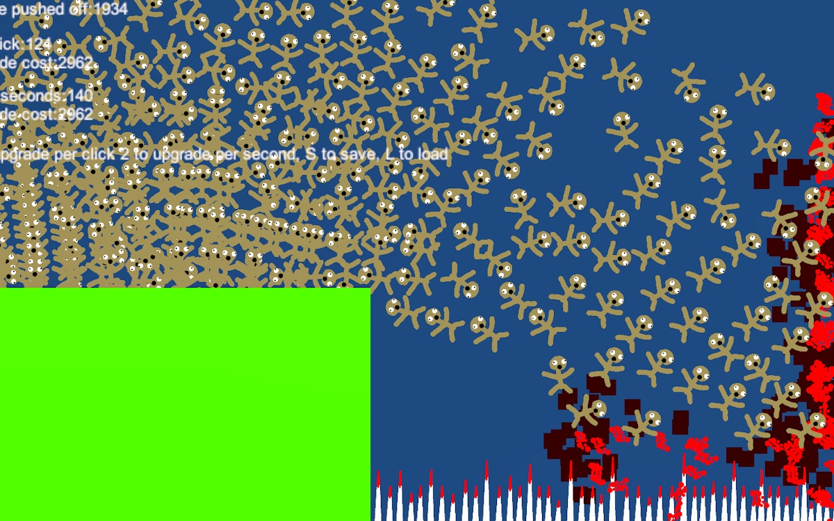 Push People Off A Cliff Clicker 🕹️ Play Now on GamePix