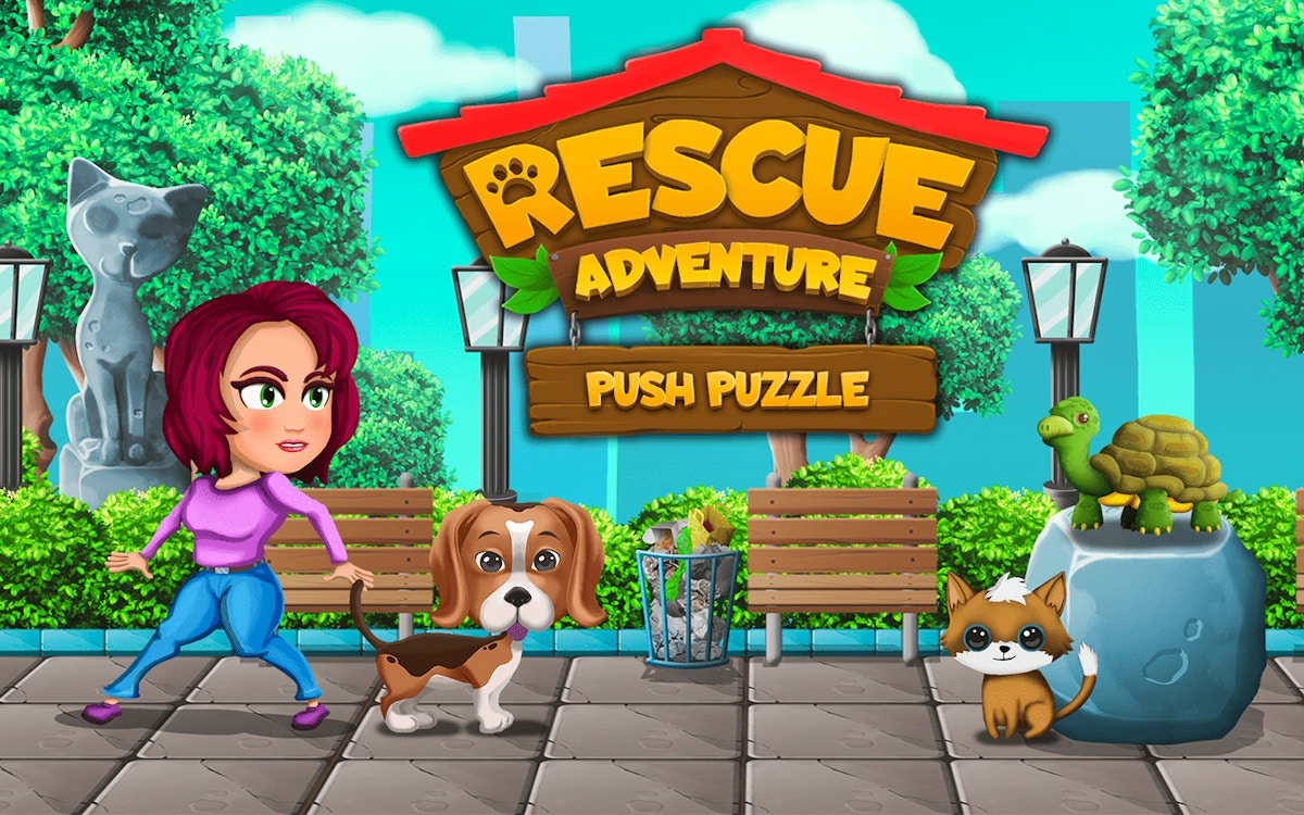 Push Puzzle Rescue Adventure 🕹️ Joue Maintenant sur GamePix