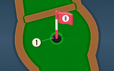 Putt Rush Frvr 🕹️ Играйте сега на GamePix