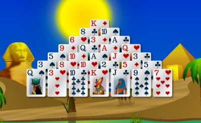Pyramid Solitaire Ancient Egypt 🕹️ Play Now on GamePix