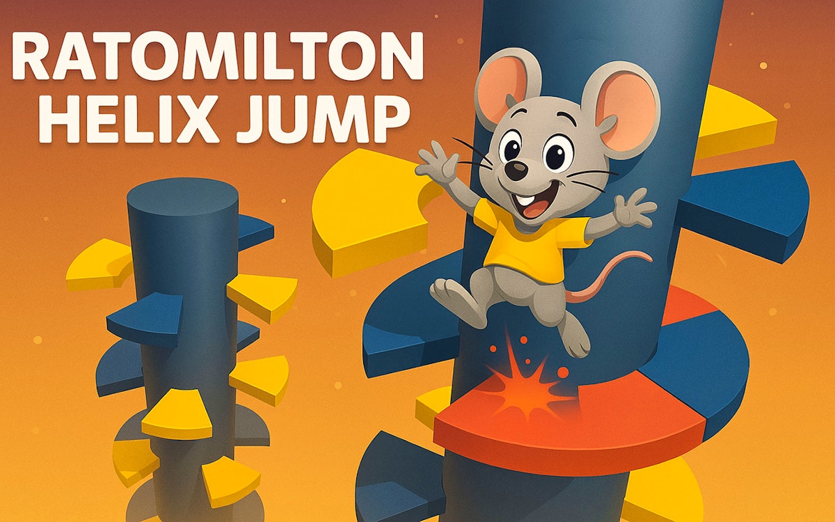 Ratomilton Helix Jump 🕹️ Jetzt spielen auf GamePix
