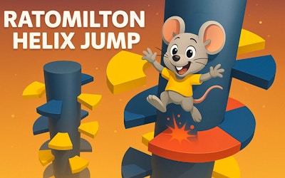 Ratomilton Helix Jump 🕹️ Play Now on GamePix