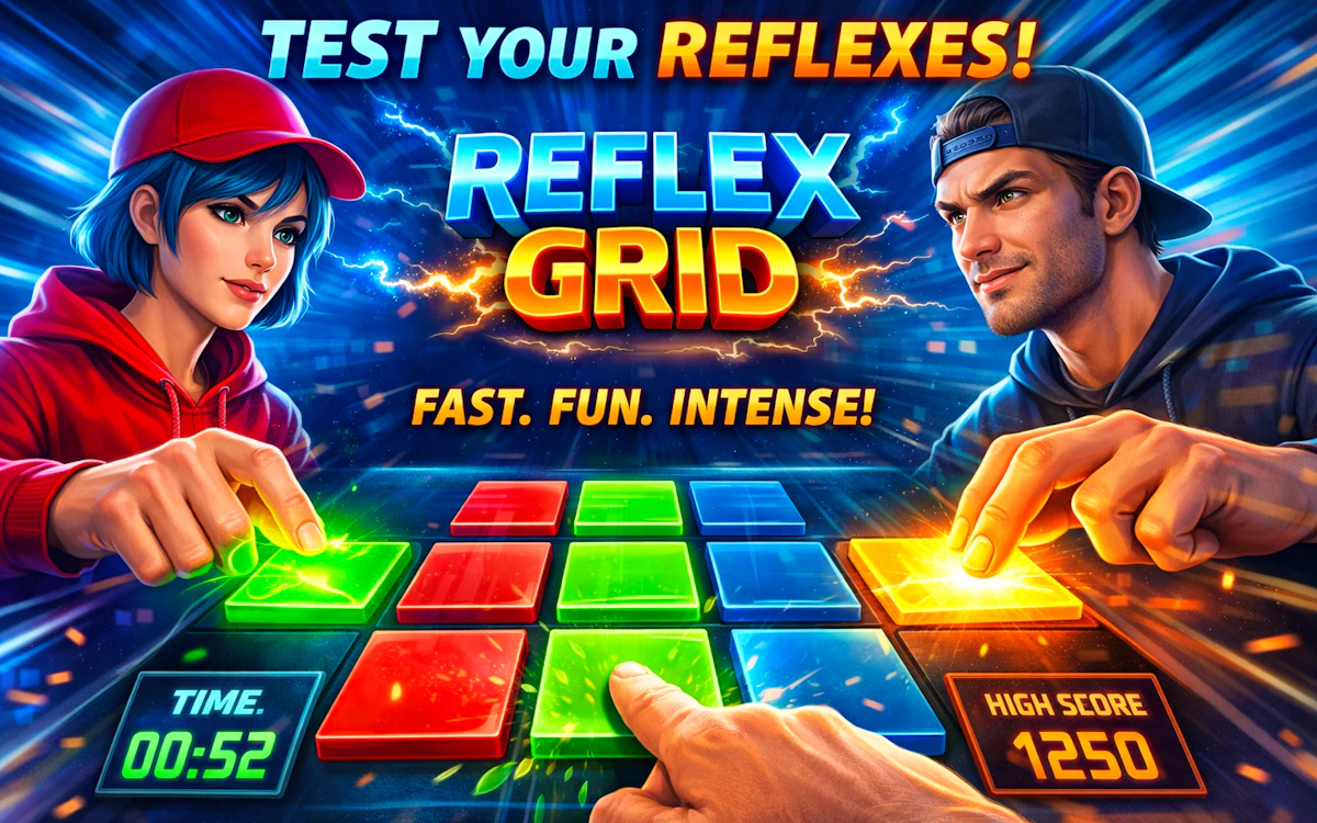 Reflex Grid 🕹️ Παίξτε τώρα στο GamePix