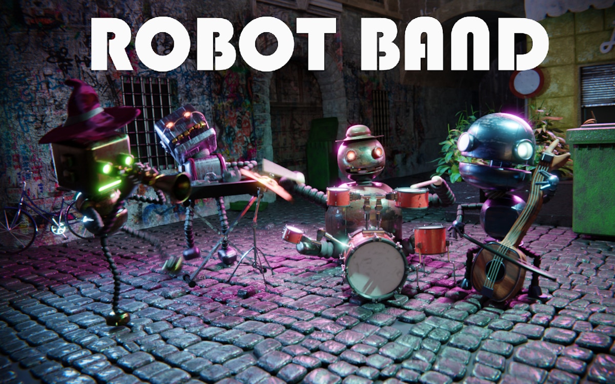 Robot Band 🕹️ Play Now on GamePix