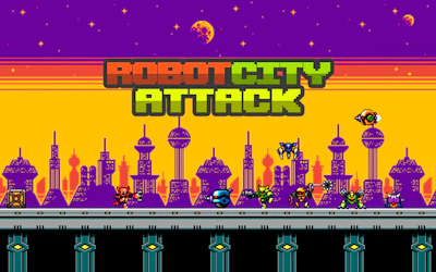 Robot City Attack 🕹️ Play Now on GamePix