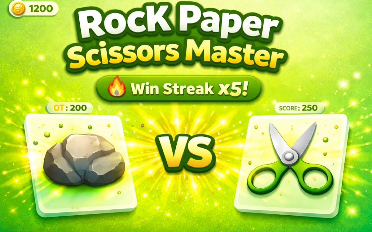 Rock Paper Scissors Master 🕹️ Играйте сега на GamePix