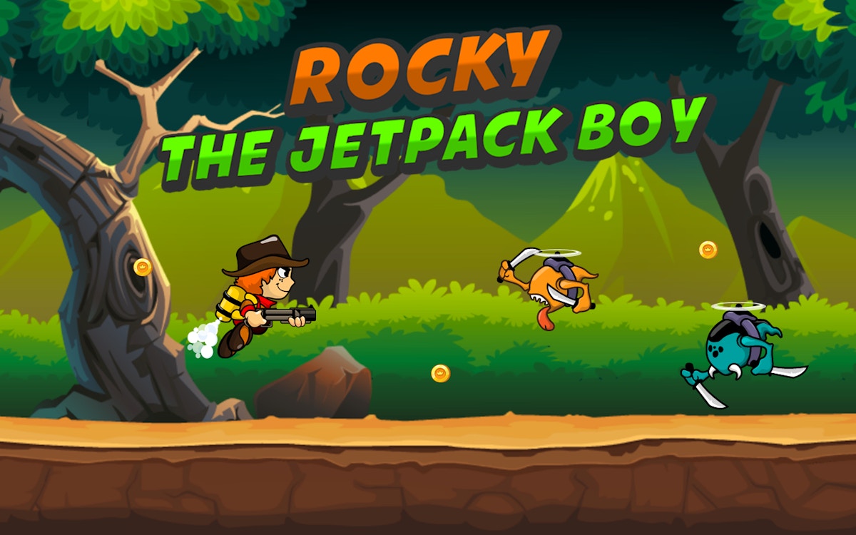 Rocky The Jetpack Boy 🕹️ Play Now on GamePix