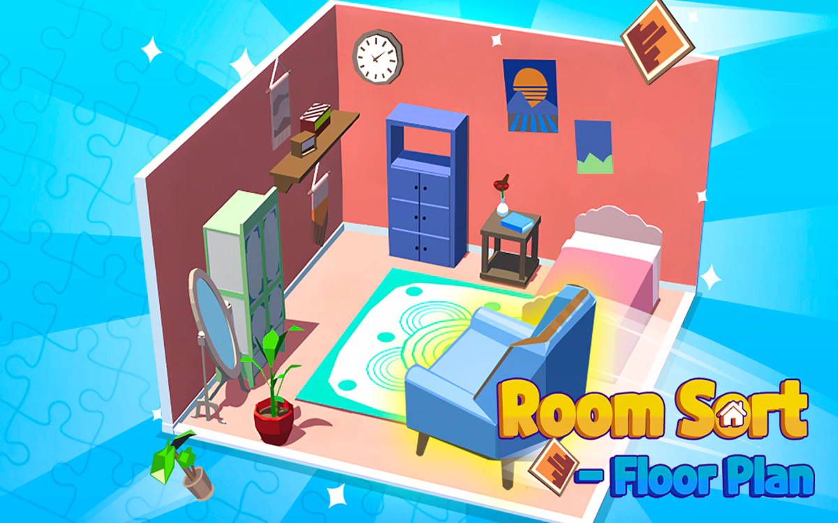 Room Sort - Floor Plan 🕹️ Play Now on GamePix