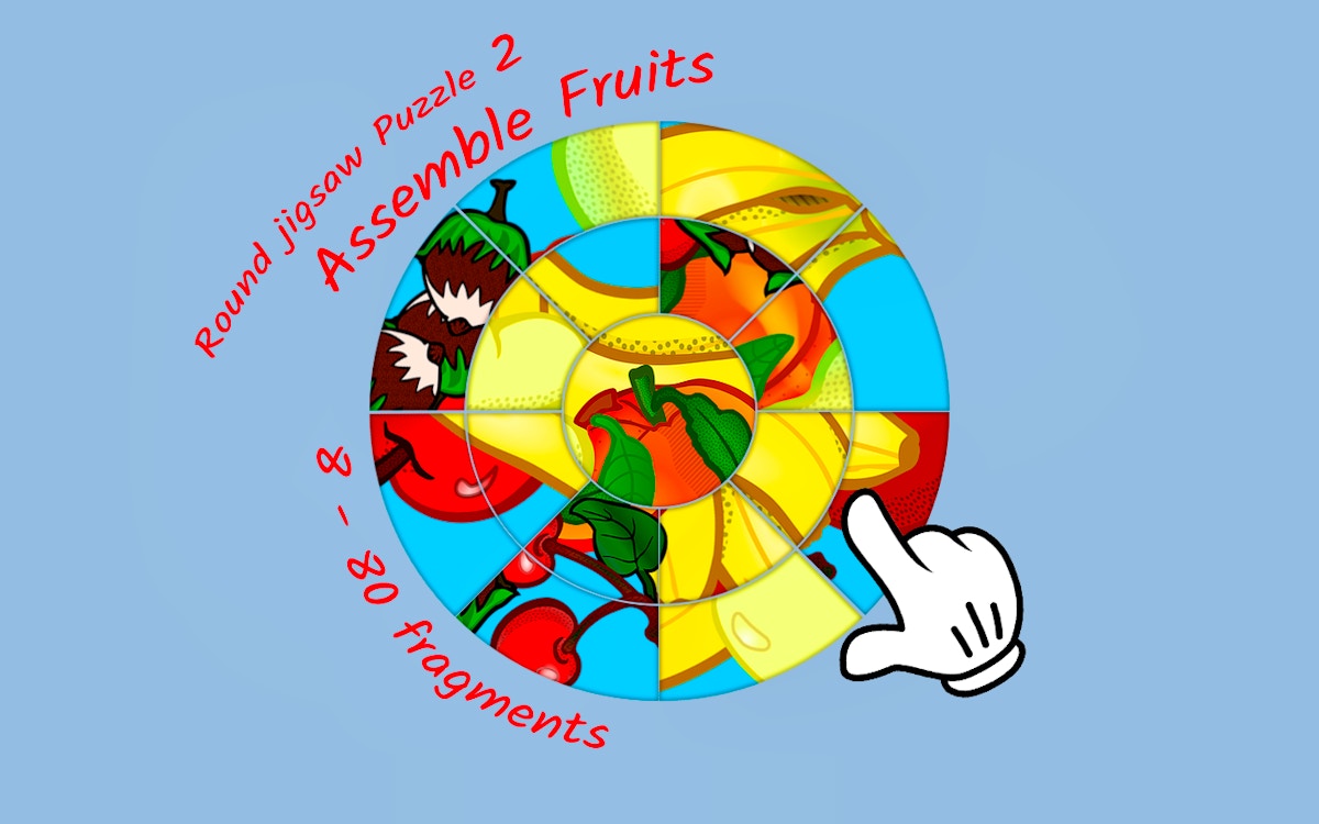 Round Jigsaw Puzzle 2 - Assemble Fruits 🕹️ Play Now on GamePix