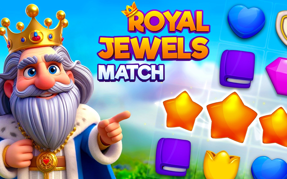 Royal Jewels Match 🕹️ Play Now on GamePix