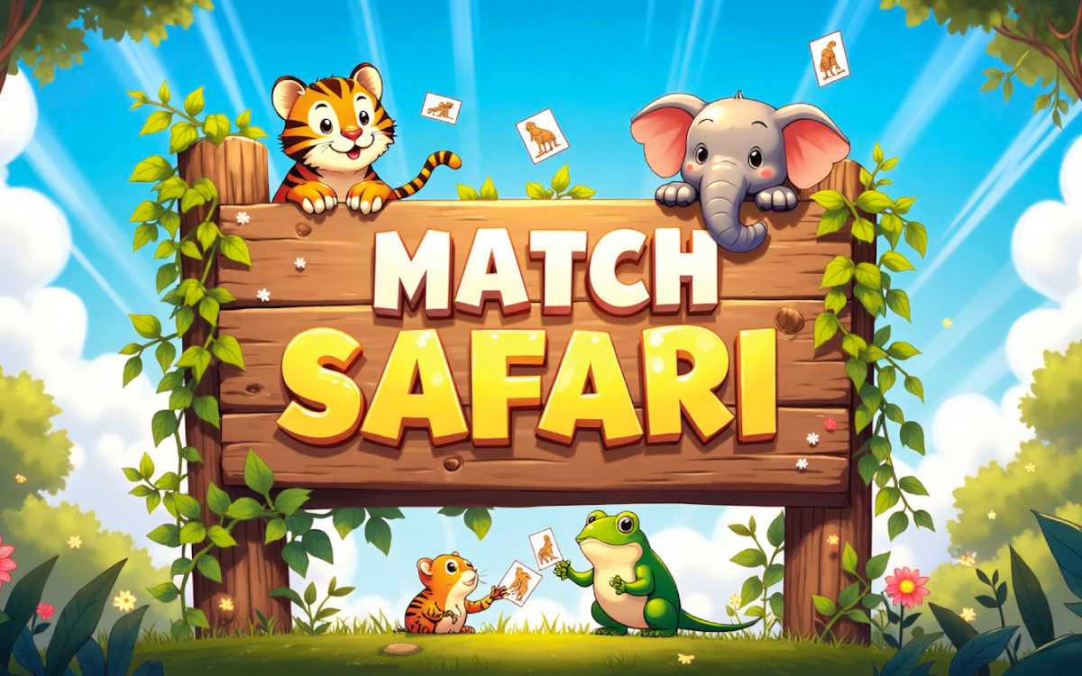 Safari Match 🕹️ Play Now on GamePix