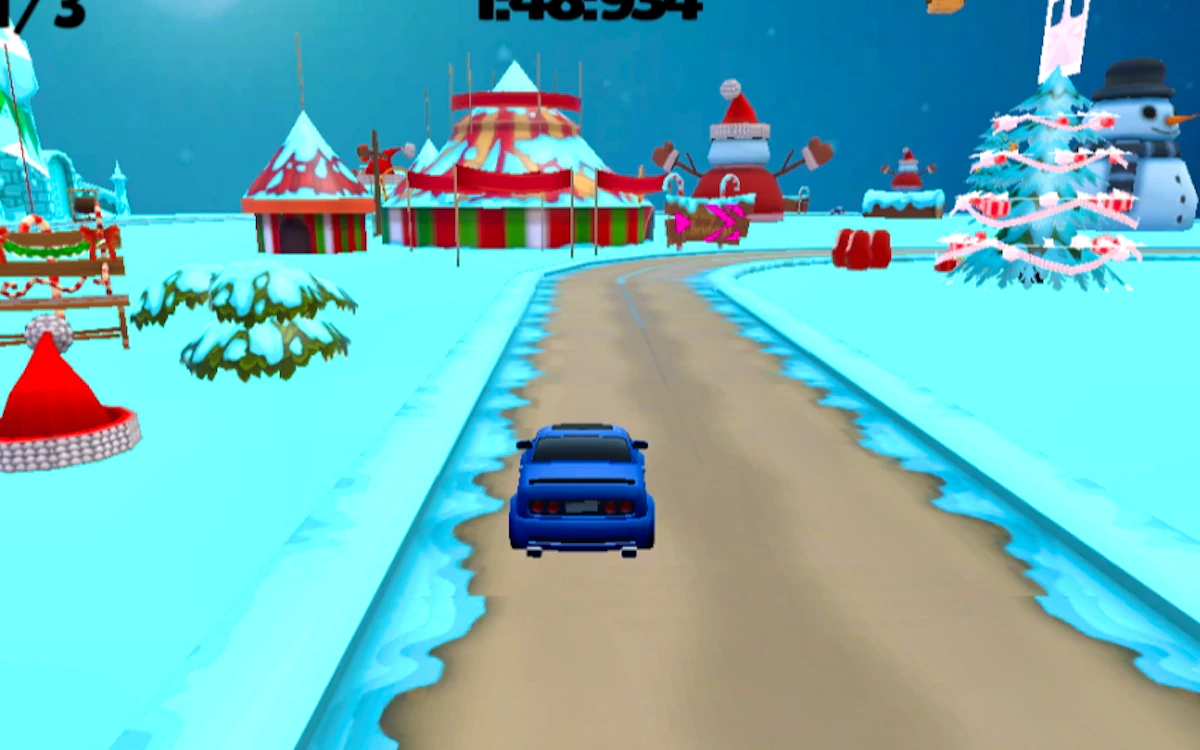 Santa Racer 🕹️ Play Now on GamePix