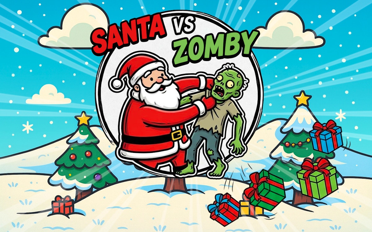 Santa Vs Zomby 🕹️ Speel nu op GamePix