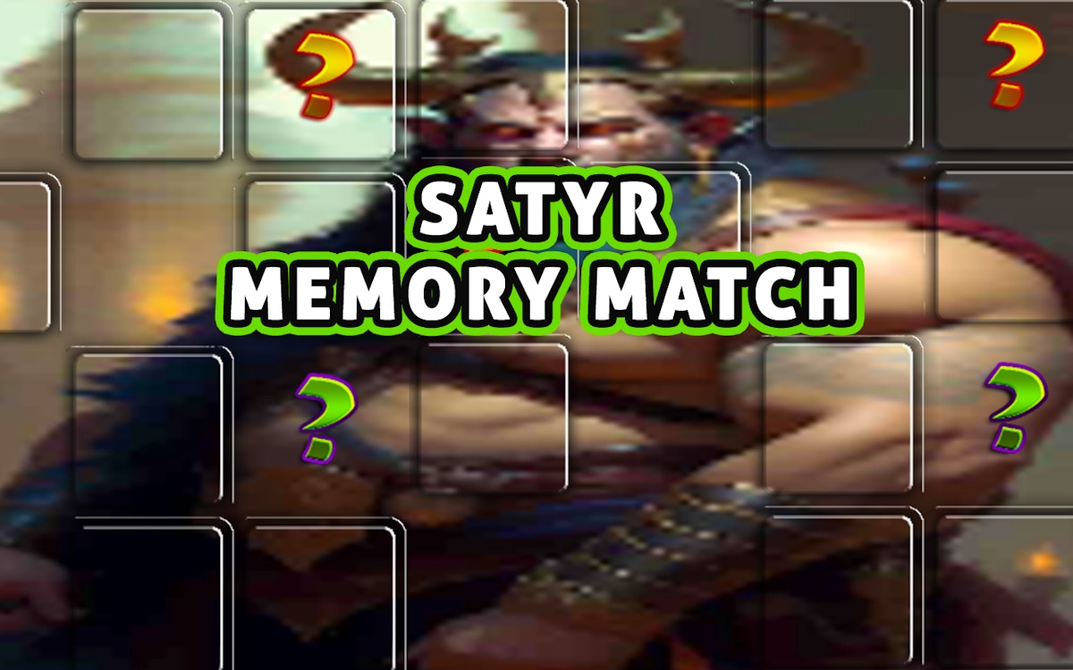Satyr Memory Match 🕹️ Play Now on GamePix