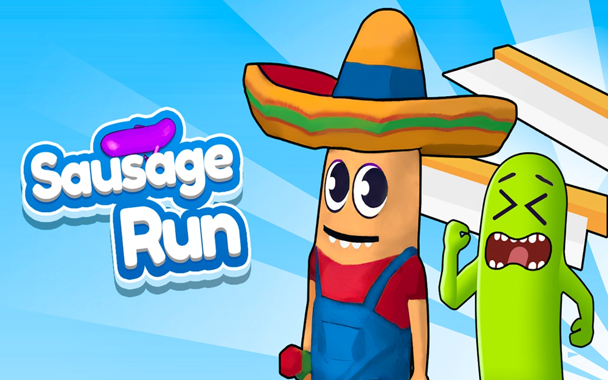 Sausage Run 🕹️ Play Now on GamePix