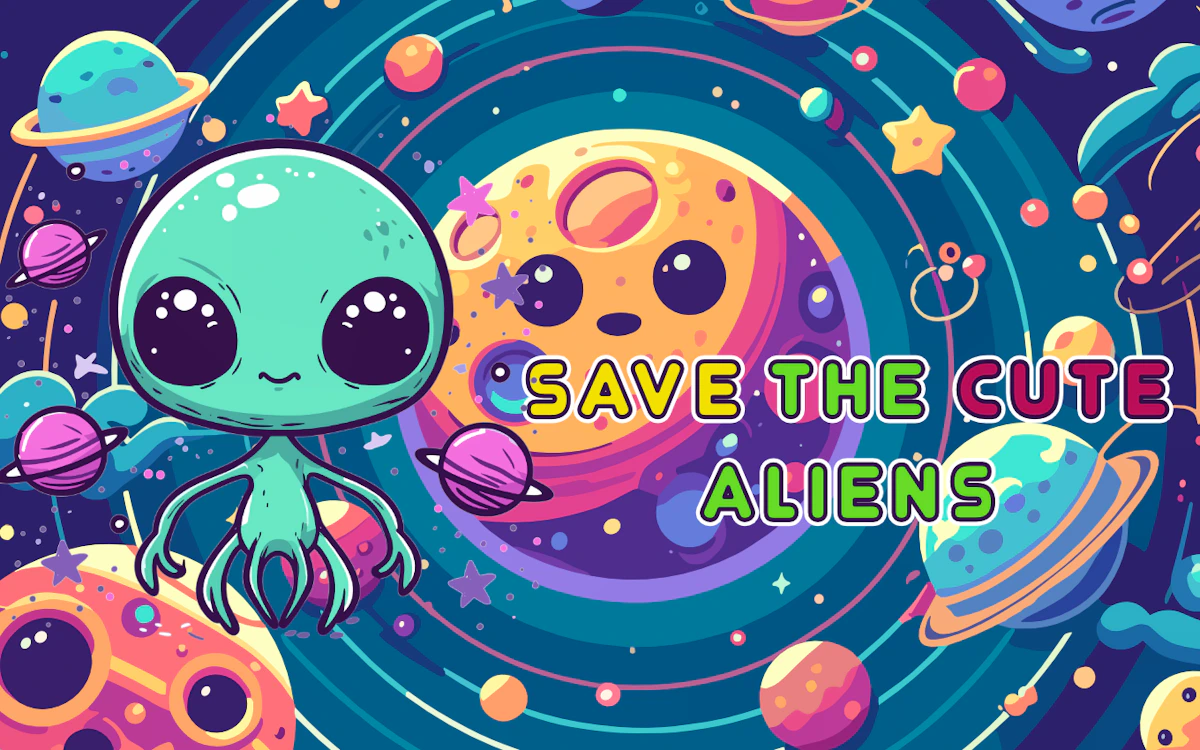 Save The Cute Aliens 🕹️ Play Now on GamePix
