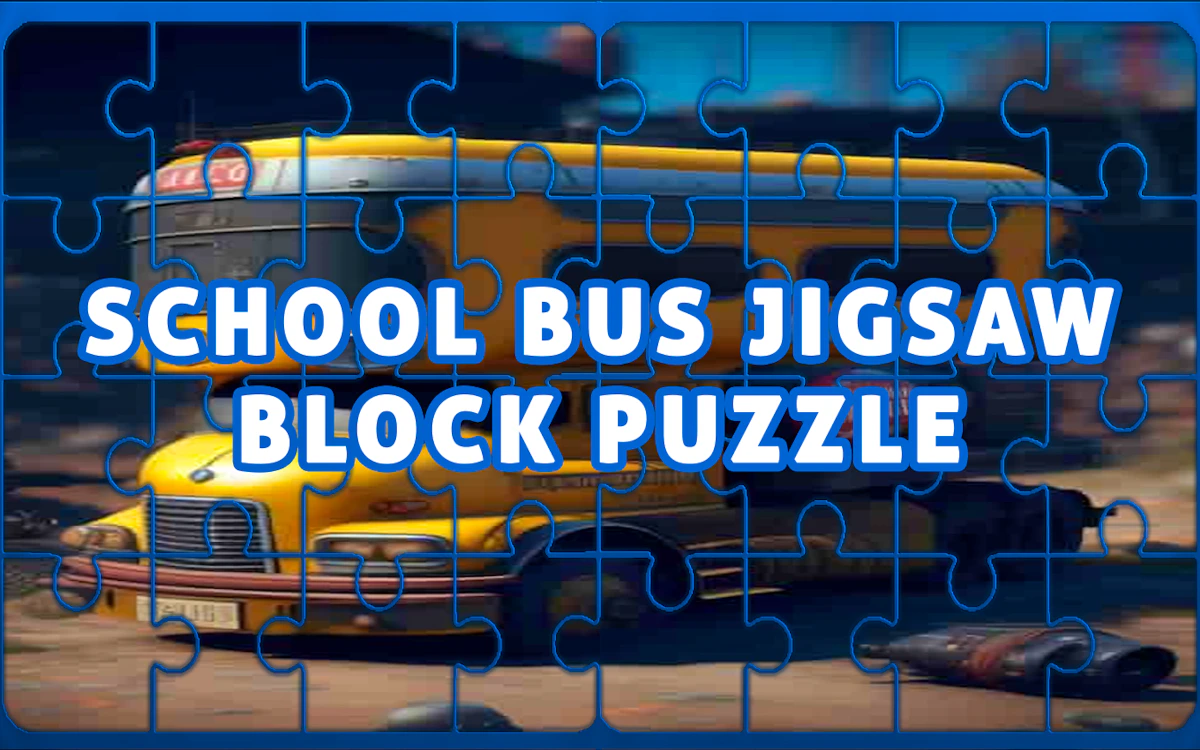 School Bus Jigsaw Block Puzzle 🕹️ Play Now on GamePix