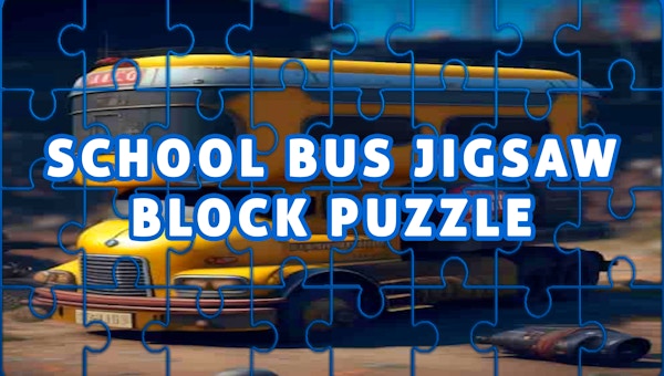 School Bus Jigsaw Block Puzzle 🕹️ Play Now on GamePix