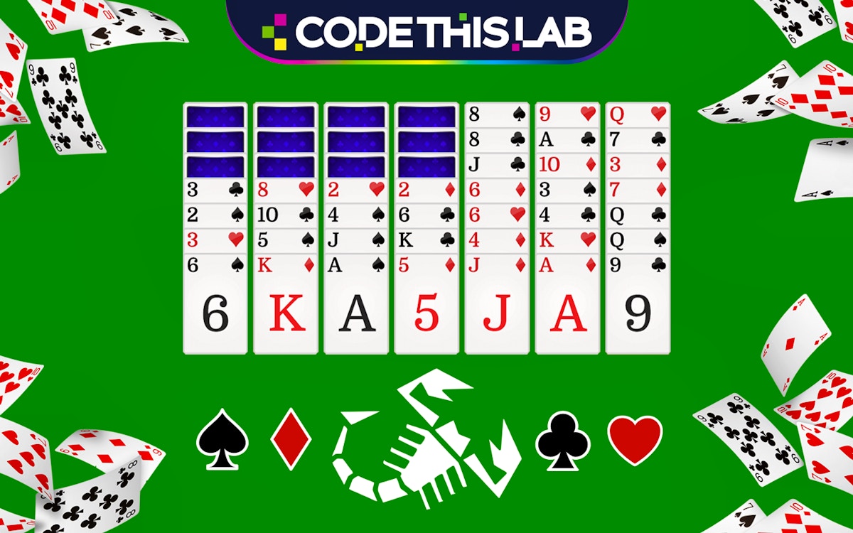 Scorpion Solitaire 🕹️ Играйте сега на GamePix