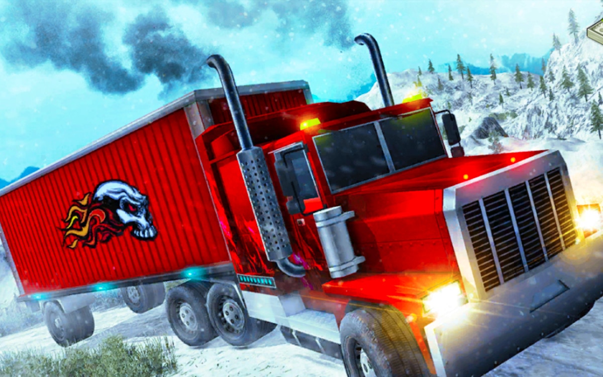 Semi Truck Snow Simulator 🕹️ Play Now on GamePix