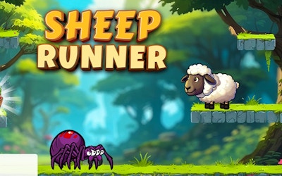 Sheep Runner 🕹️ Play Now on GamePix
