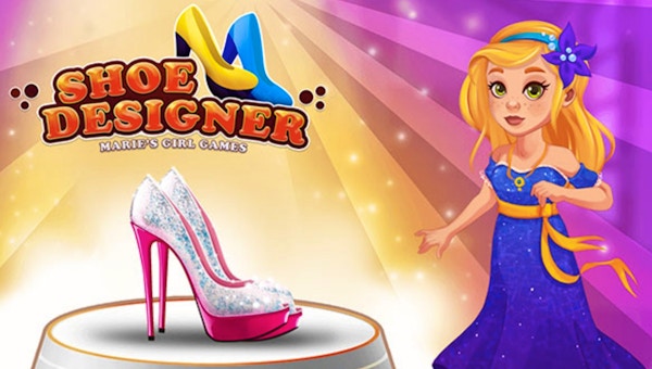Shoe Designer - Marie's Girl Games 🕹️ Play Now on GamePix