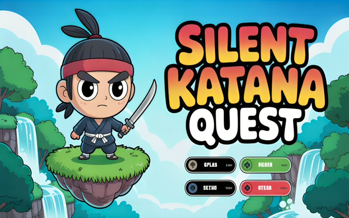 Silent Katana Quest 🕹️ Zagraj teraz na GamePix