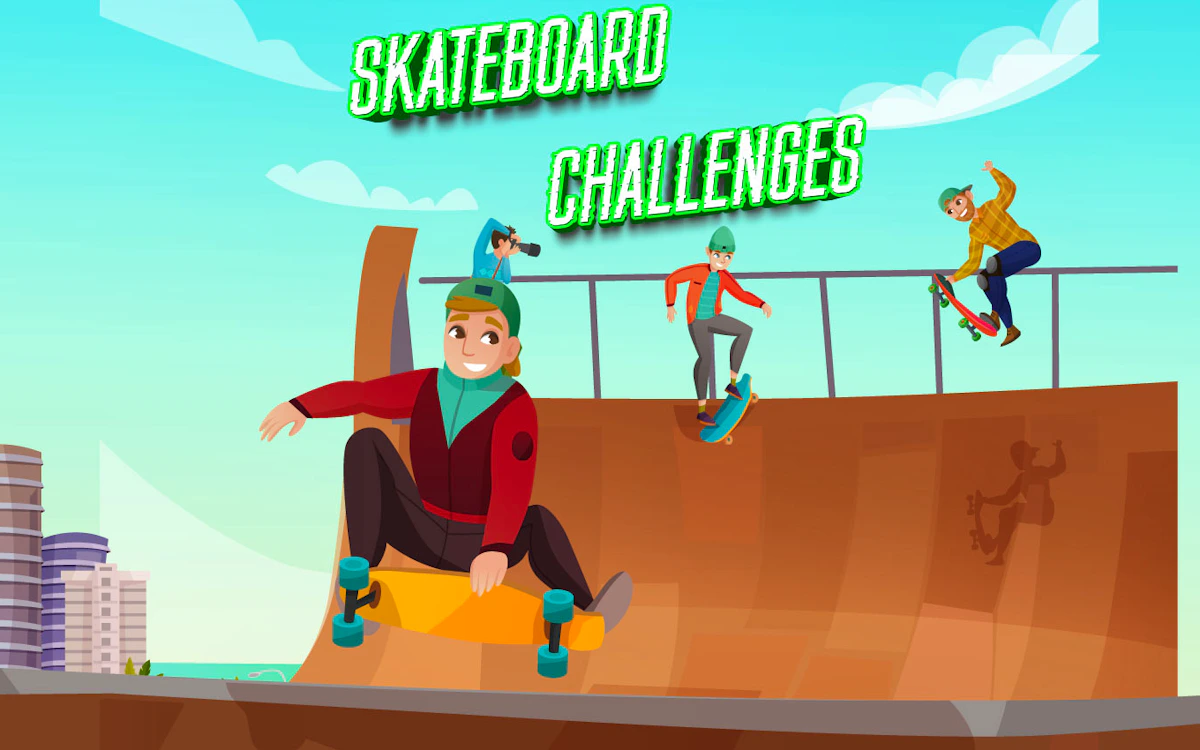 Skateboard Challenges 🕹️ Play Now on GamePix