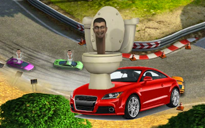Skibidi Toilet Racing Multiplayer 🕹️ Play Now on GamePix