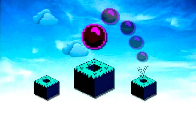 Sky Block Bounce 🕹️ Play Now on GamePix