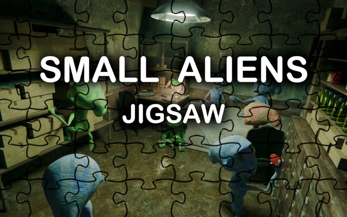 Small Aliens - Jigsaw 🕹️ Play Now on GamePix