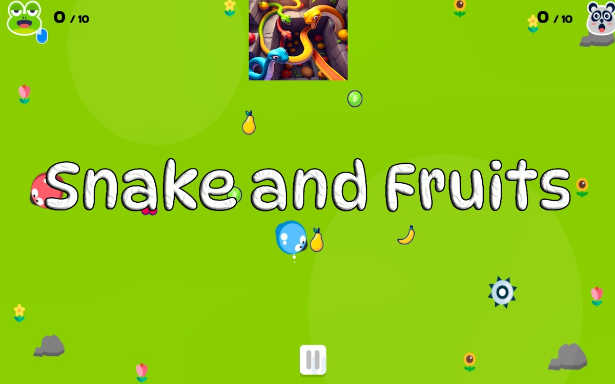 Snake And Fruits 🕹️ Play Now on GamePix
