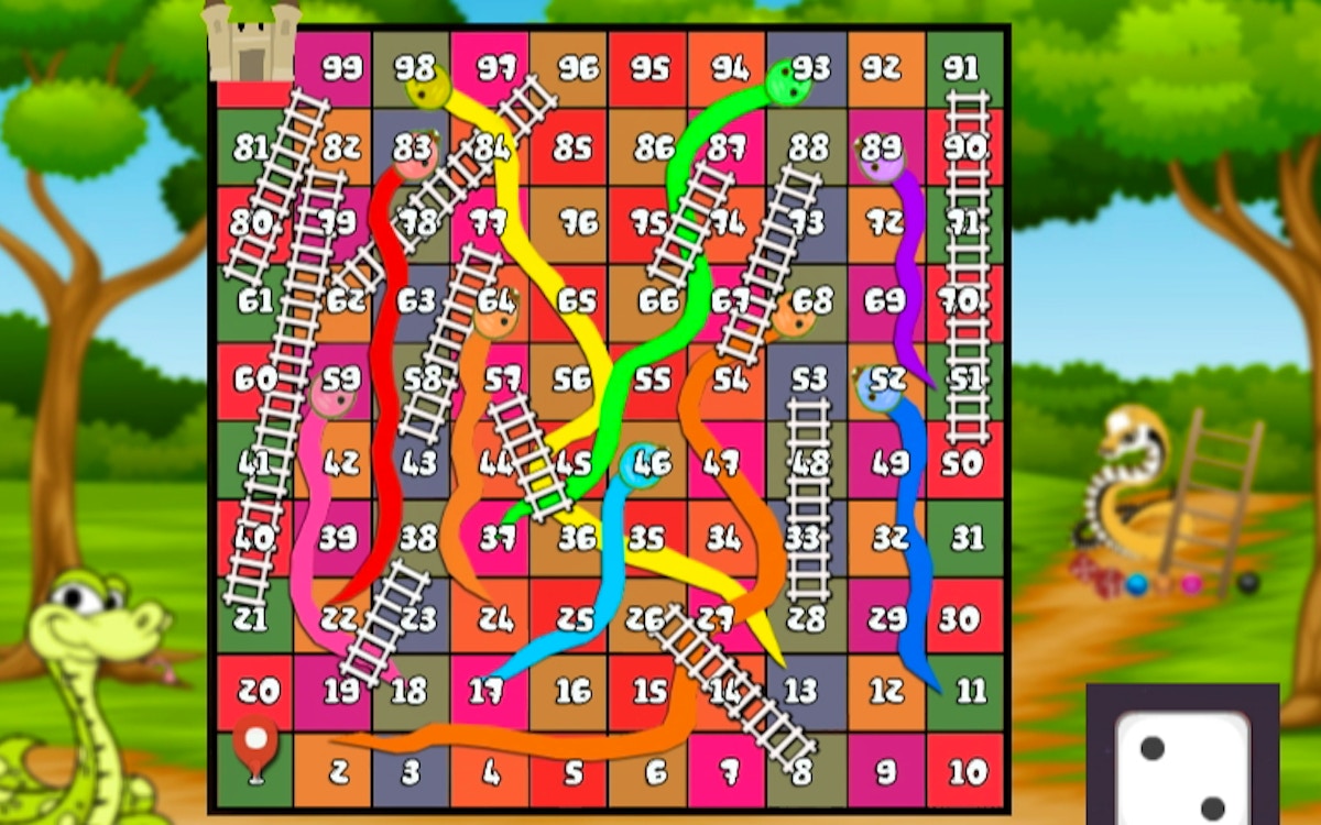 Snake And Ladders Mega 🕹️ Pelaa nyt GamePixillä